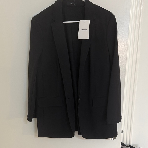 Theory | Jackets & Coats | Theory Womens Classic Black Suit Jacket ...
